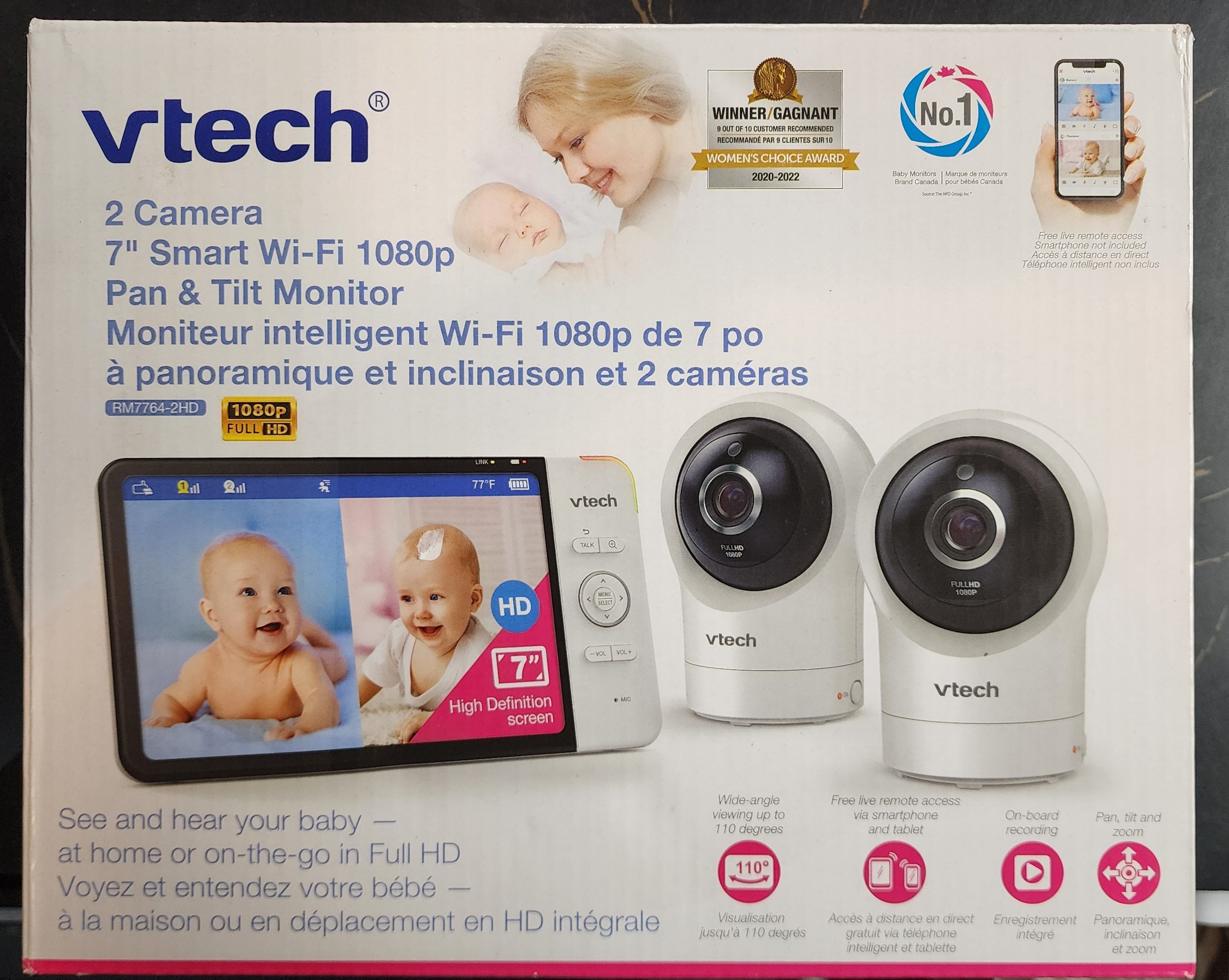 VTECH 7IN WIFI MONITOR