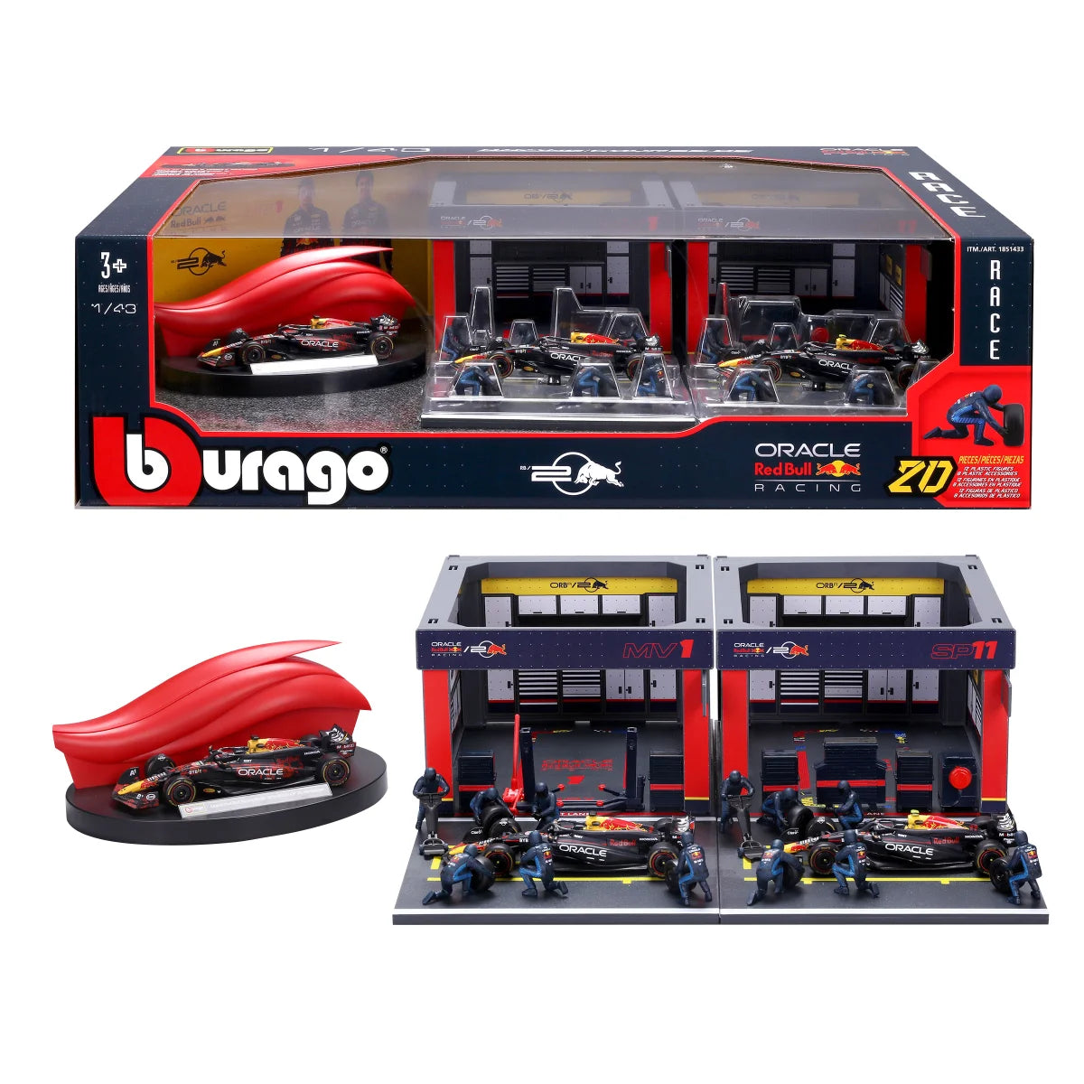 1:43 Red Bull Formula Racing Paddock