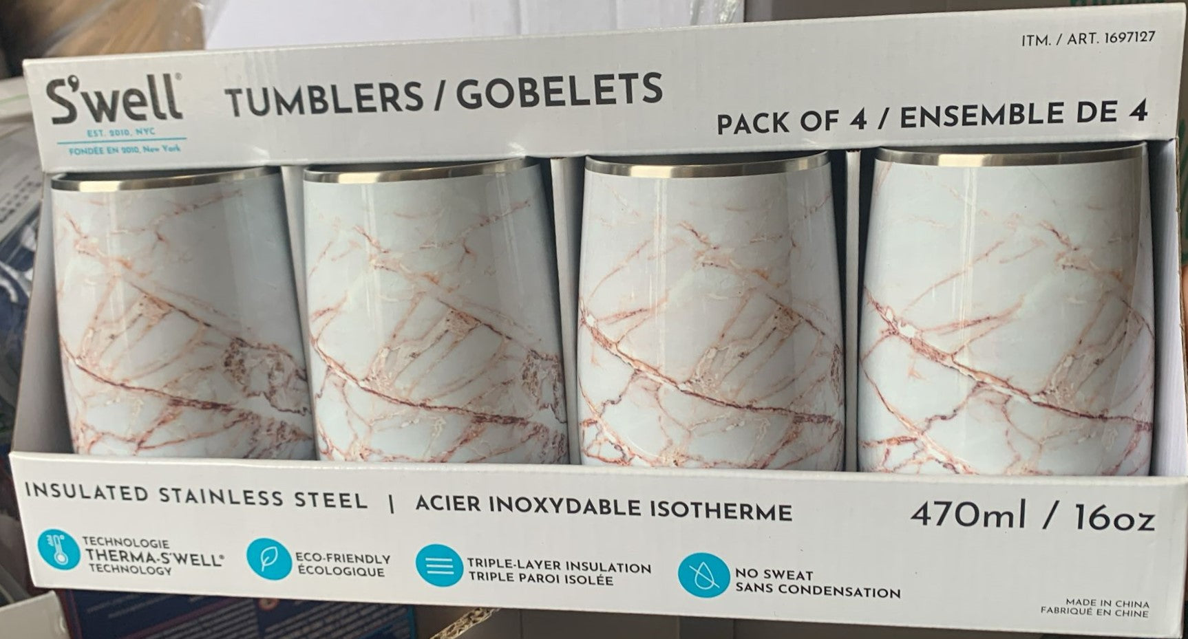 SWELL 4 PACK TUMBLERS