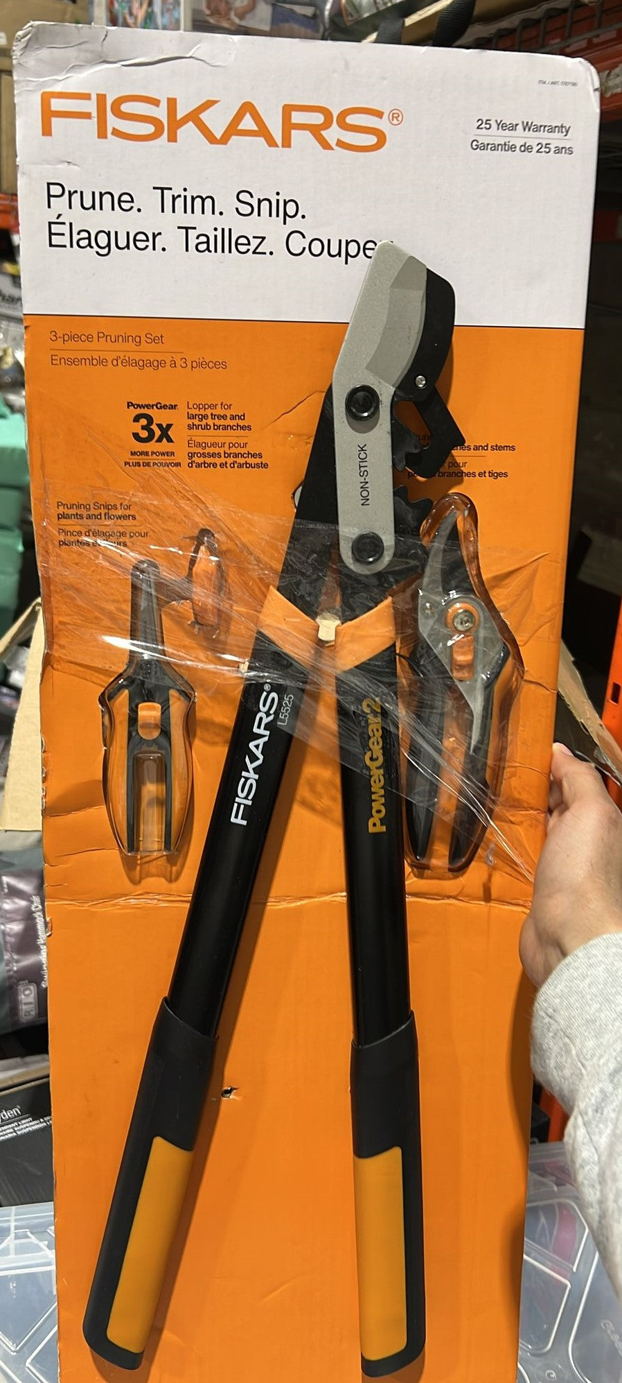 FISKARS PRUNER SET 3 PIECES