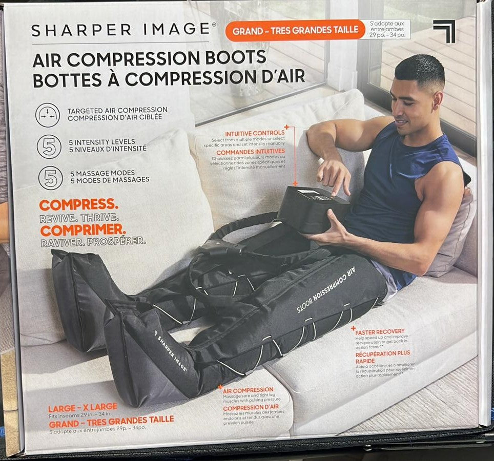 SHARPER IMAGE AIR COMPRESSION BOOTS