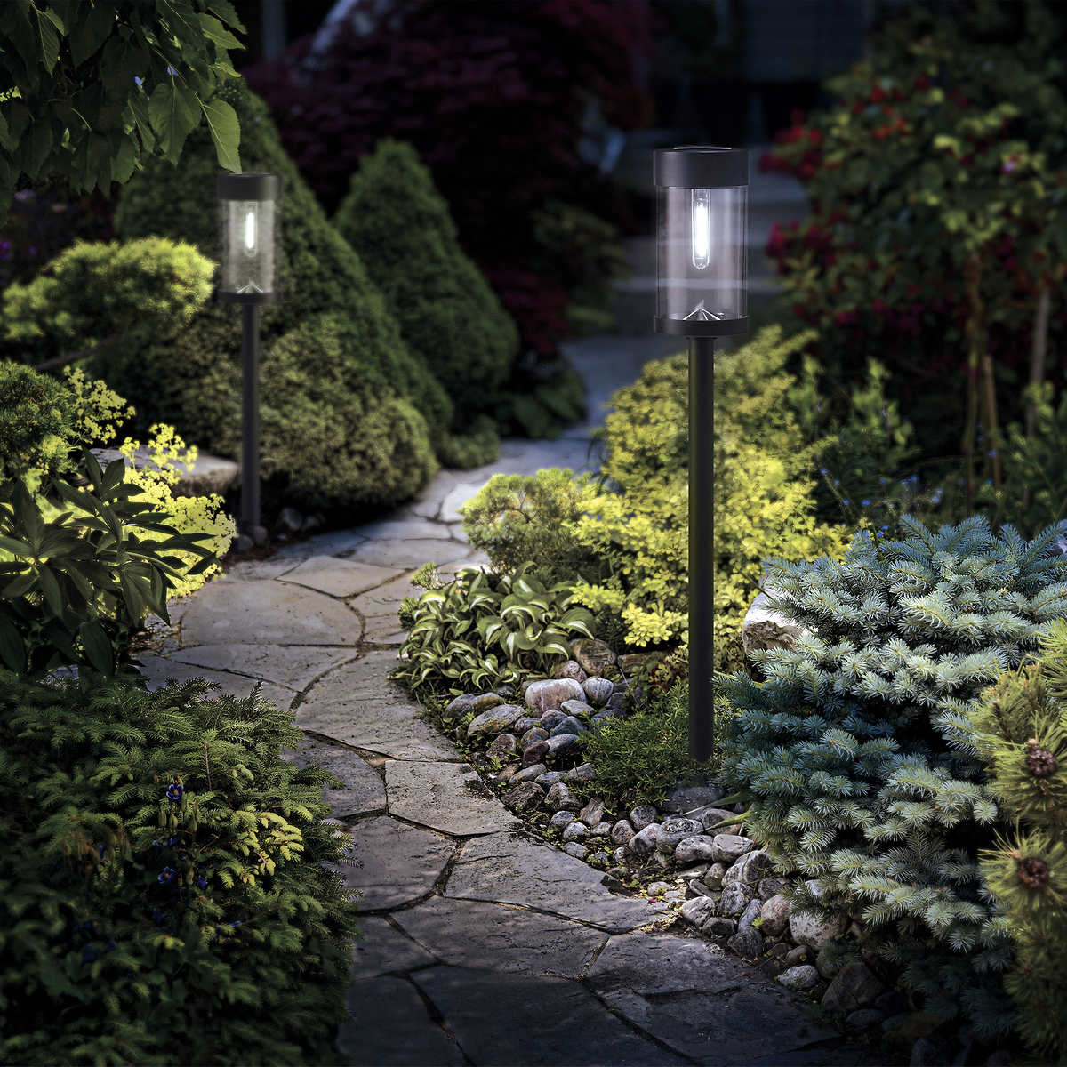 Naturally Solar Solar Torch Pathway, 2-pack